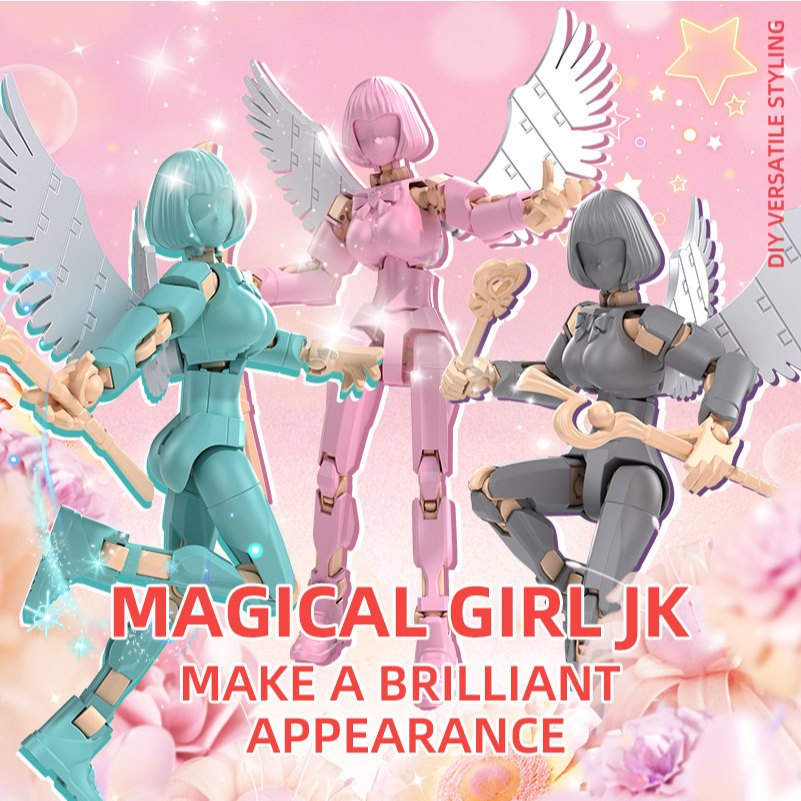 Multi-joint action figure female warrior assembly toy finished product ...