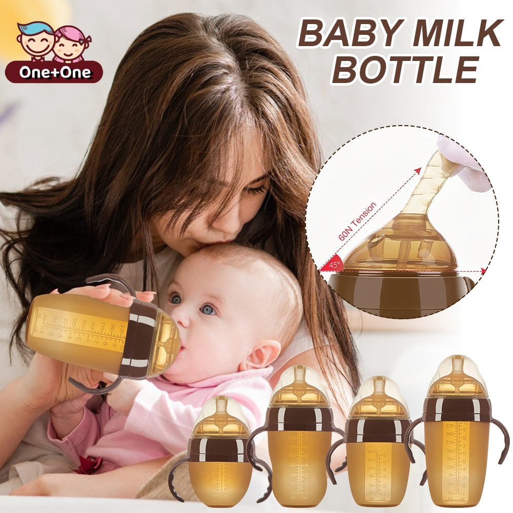 Goodbata Baby Milk Bottle Nano Silicone Anti-Bacterial Natural Nursing ...