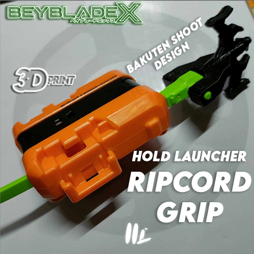 [Beyblade X] Hold Launcher RIPCORD GRIP BAKUTEN SHOOT dragon Design | Shopee Philippines