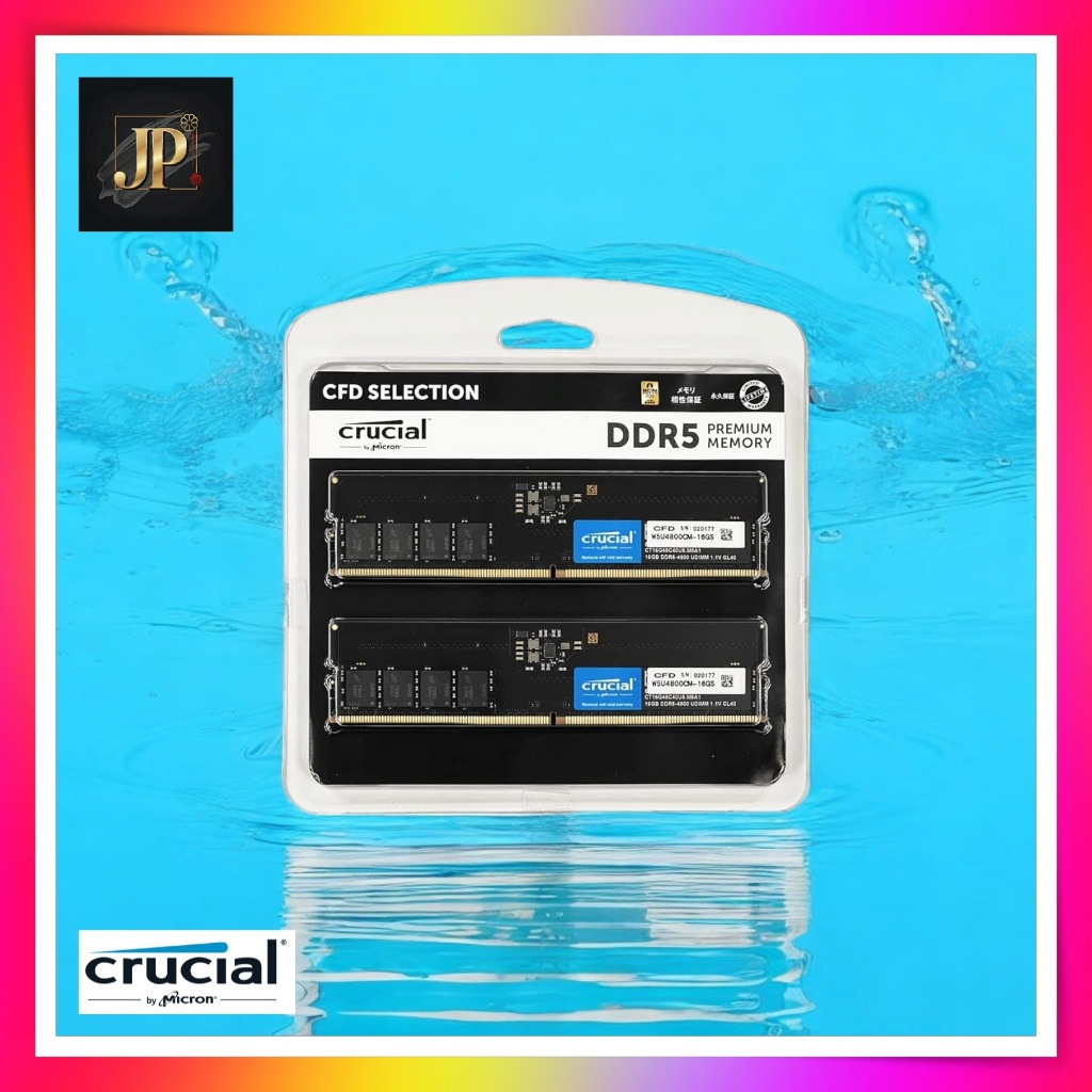 Crucial DDR5-4800 (PC5-38400) 8GBx2 Memory for Desktop PCs ...