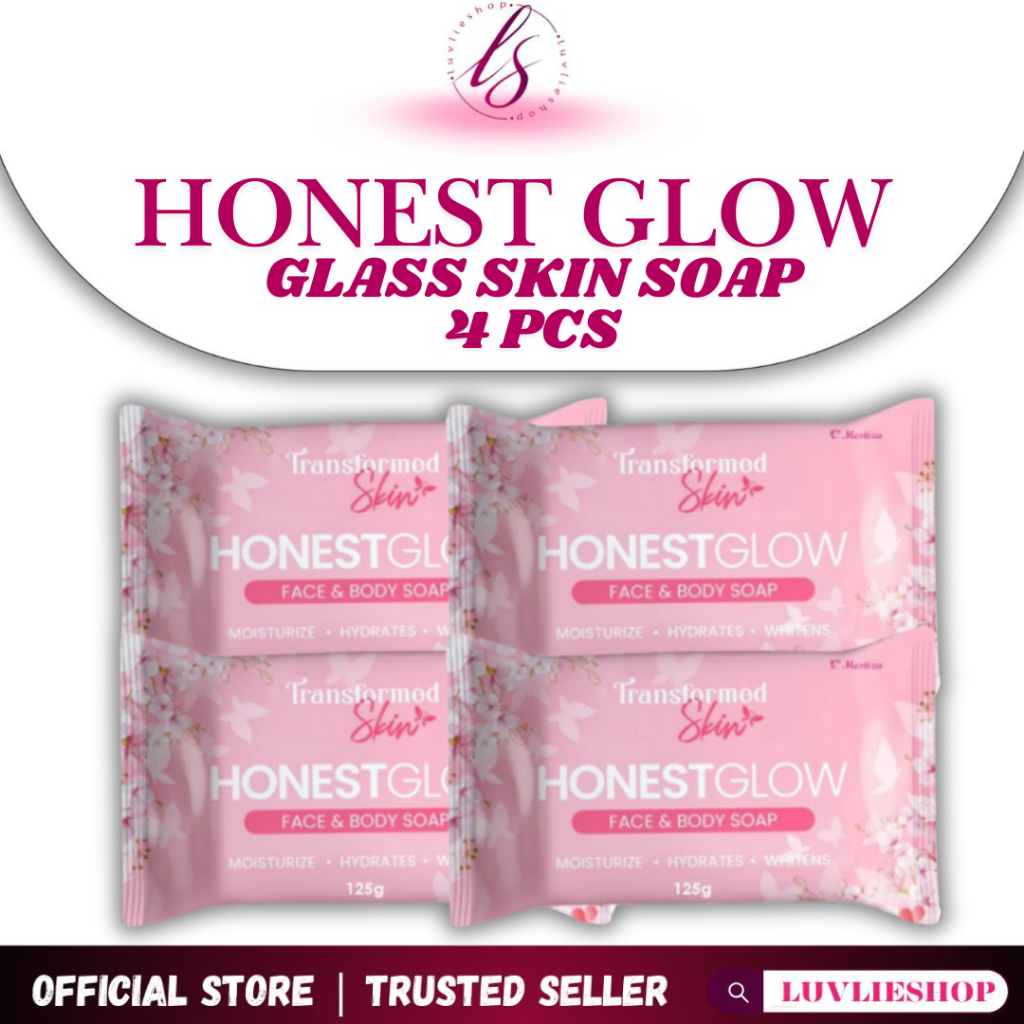 Honest Glow Glass Skin Soap 125g 4pcs | Shopee Philippines