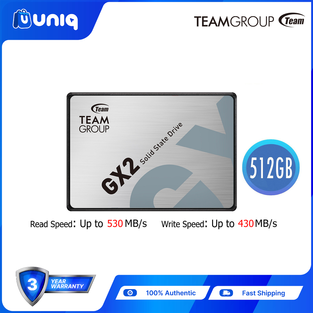 TEAM GX2 512GB SSD 2.5 SATA | Shopee Philippines