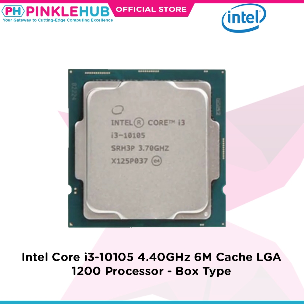 PinkleHub | Intel Core i3-10105 4.40GHz 6M Cache LGA 1200 Processor - Box Type (Processor Only ...