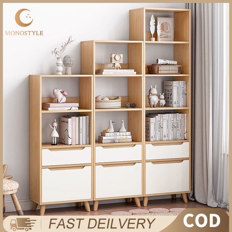COD Bookcase with drawers Multi-layer Bookshelf drawer cabinet multi ...