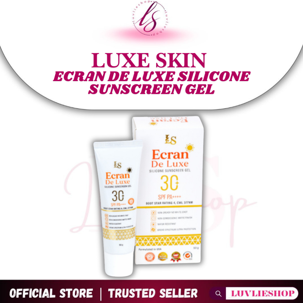 Luxe Skin Ecran De Luxe Sunscreen Gel 50g By Anna Magkawas | Shopee ...