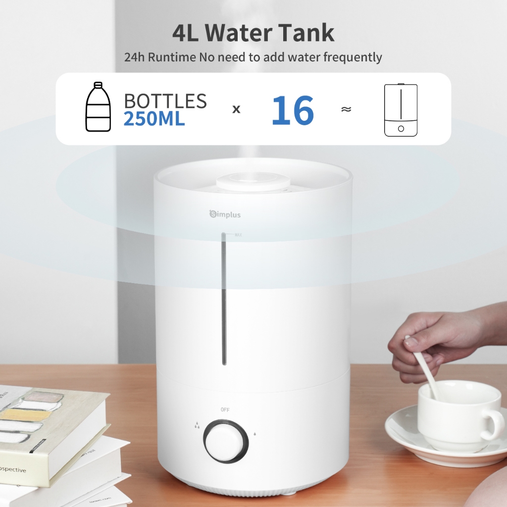 Simplus Humidifier 4L Capacity (350ml/h Humidification) JASH002 ...