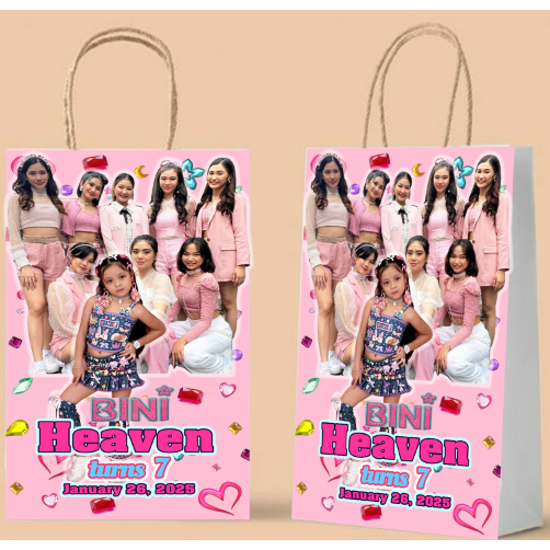 BINI - Personalized Loot bags | Free layout | Shopee Philippines