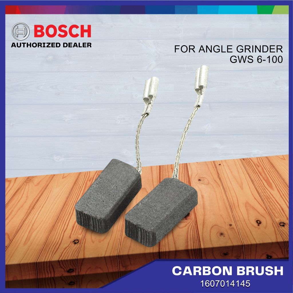 Bosch Carbon Brush Set For Angle Grinder GWS 6-100 1607014145 Power ...