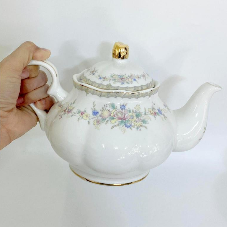 Baroque Design Ceramic Teapot elegant floral design | Shopee Philippines
