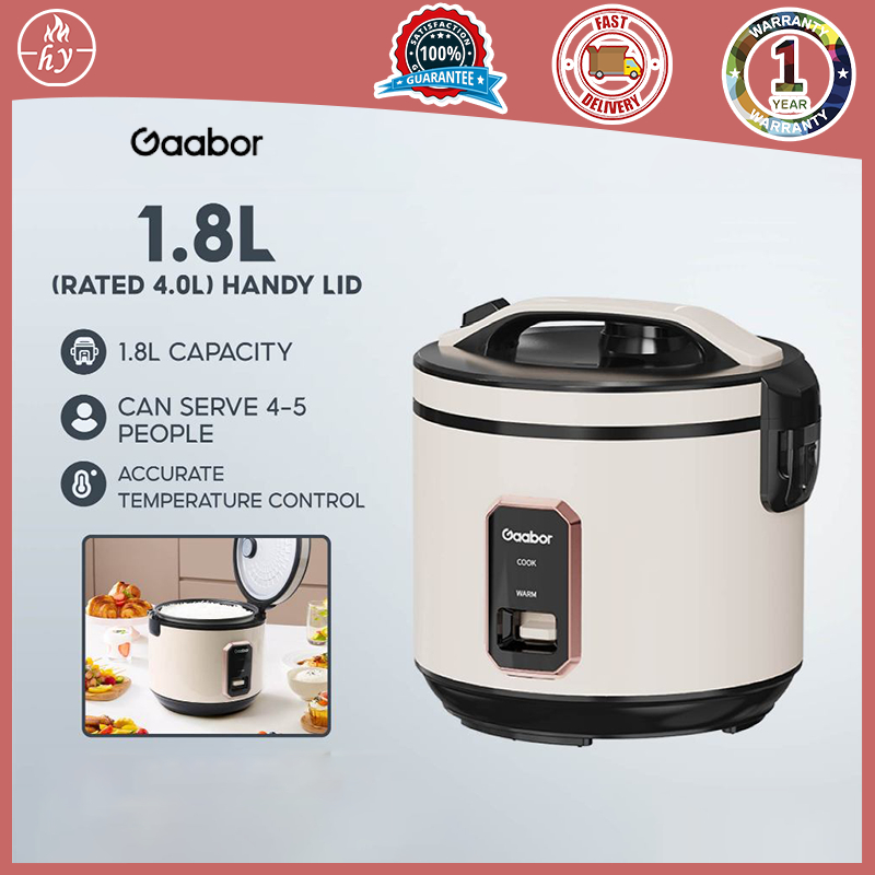 Gaabor Rice Cooker Multi-Functional Menu Modern Design Accurate ...