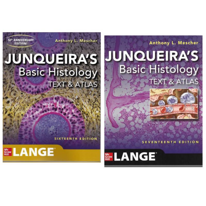 Junqueiras Basic Histology Text and Atlas, 16th & 17th edition - (80GSM) | Shopee Philippines
