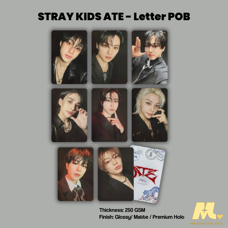 Stray Kids ATE - Letter POB Photocard (R E P L I C A R D) | Shopee ...
