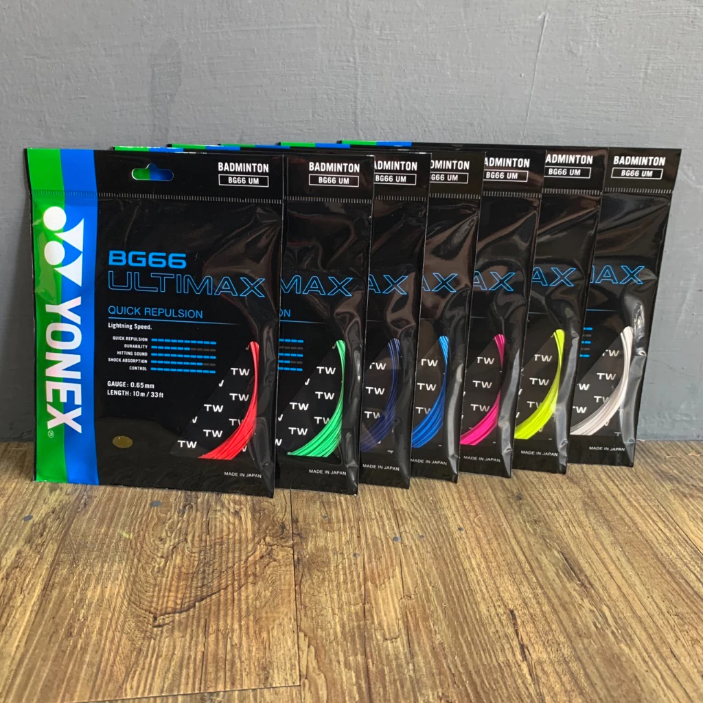 YONEX BG66 BG66UM ULTIMAX BADMINTON STRING TW Code Taiwan Version Made ...