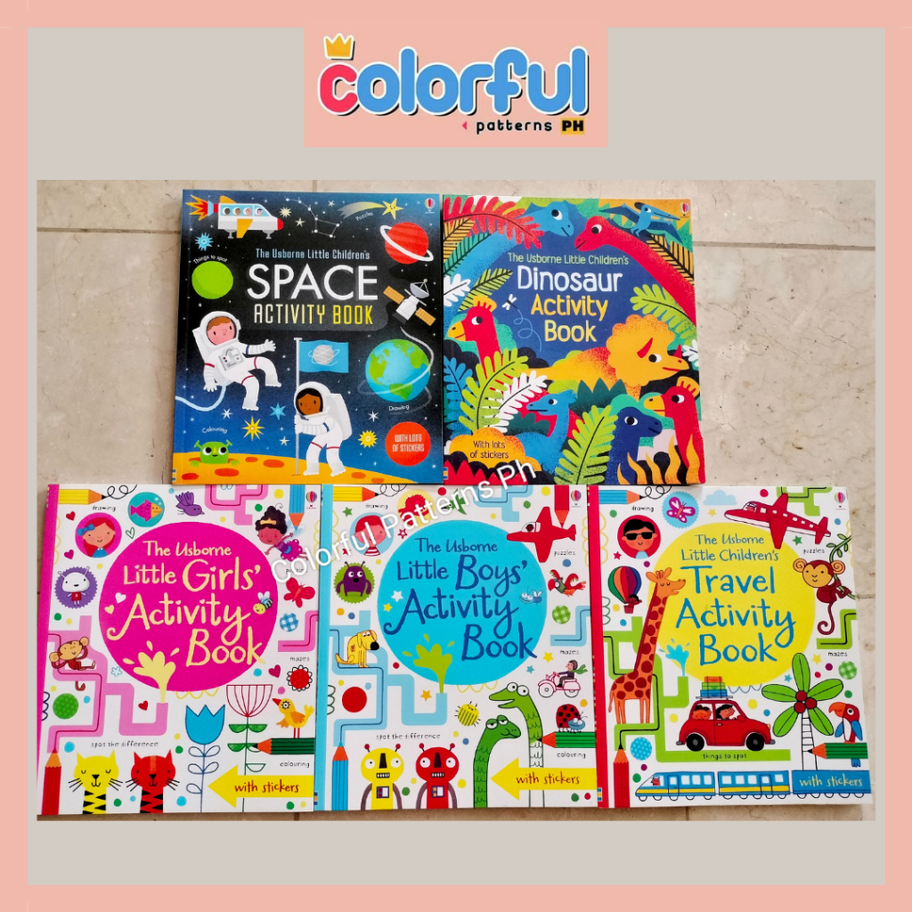 Usborne's Little Children Activity books with stickers | Shopee Philippines