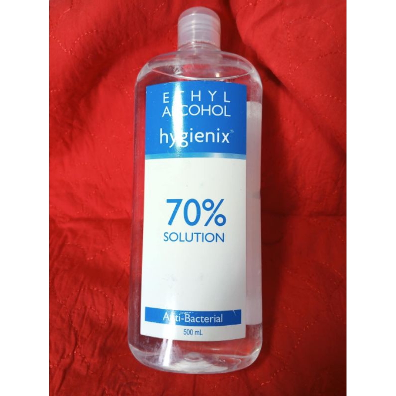 Sale! Hygienix Ethyl alcohol Antibacterial 500ml | Shopee Philippines