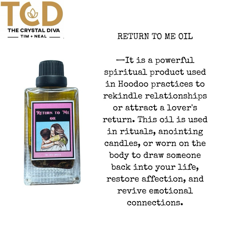 Return To Me Oil 30ml | Shopee Philippines