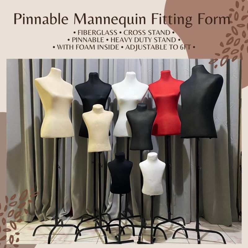 MANNEQUIN WITH STAND PINNABLE FIBER | Shopee Philippines