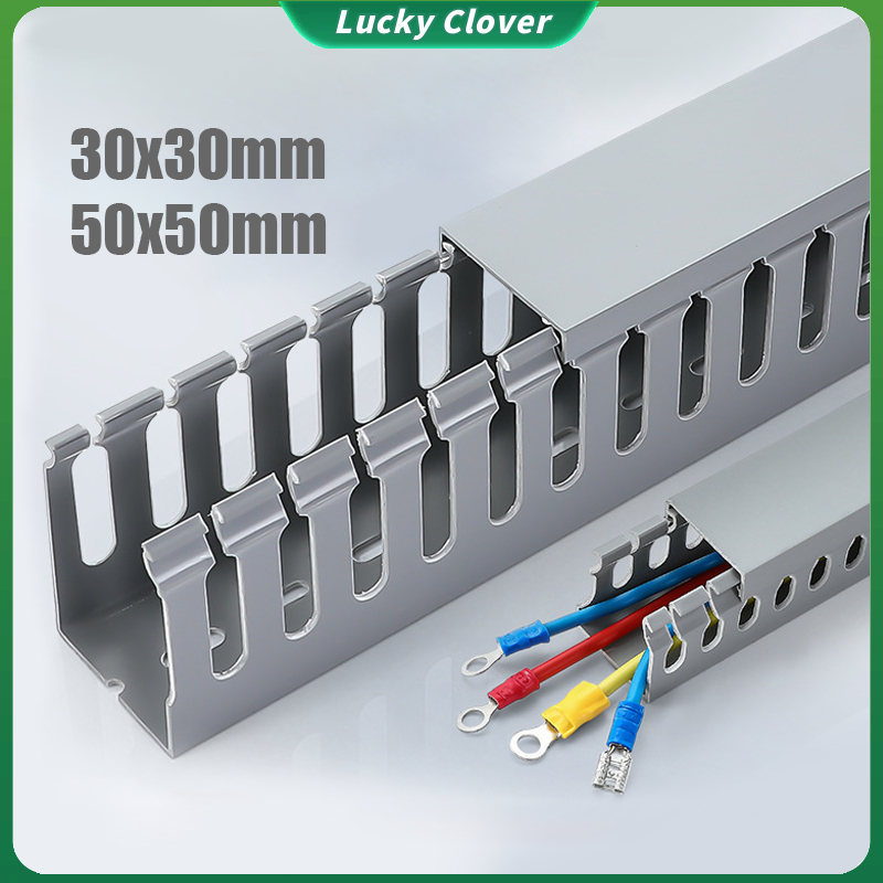 1 Meter Open Slot Cable Duct Management Raceway Cable Holder Organizer ...