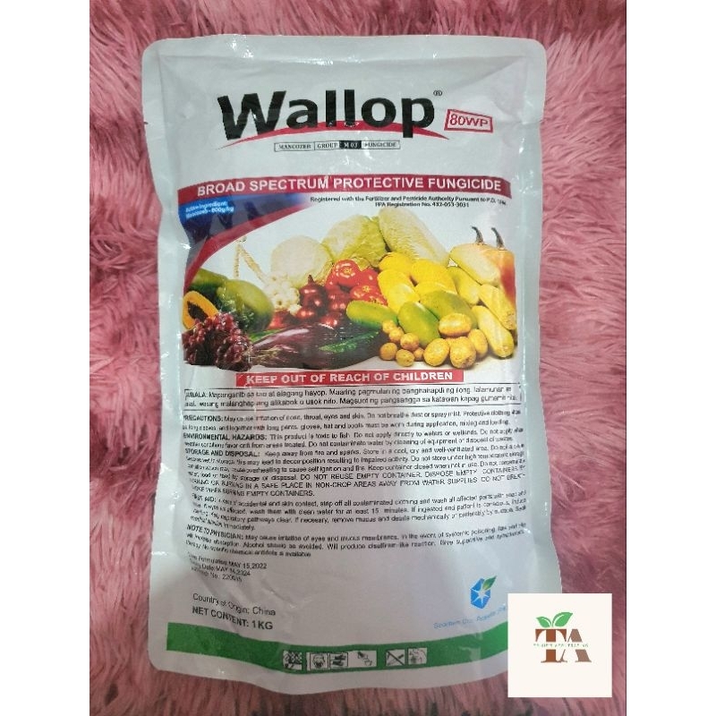 Wallop 80 WP Fungicide ~ Mancozeb Syngenta | Shopee Philippines