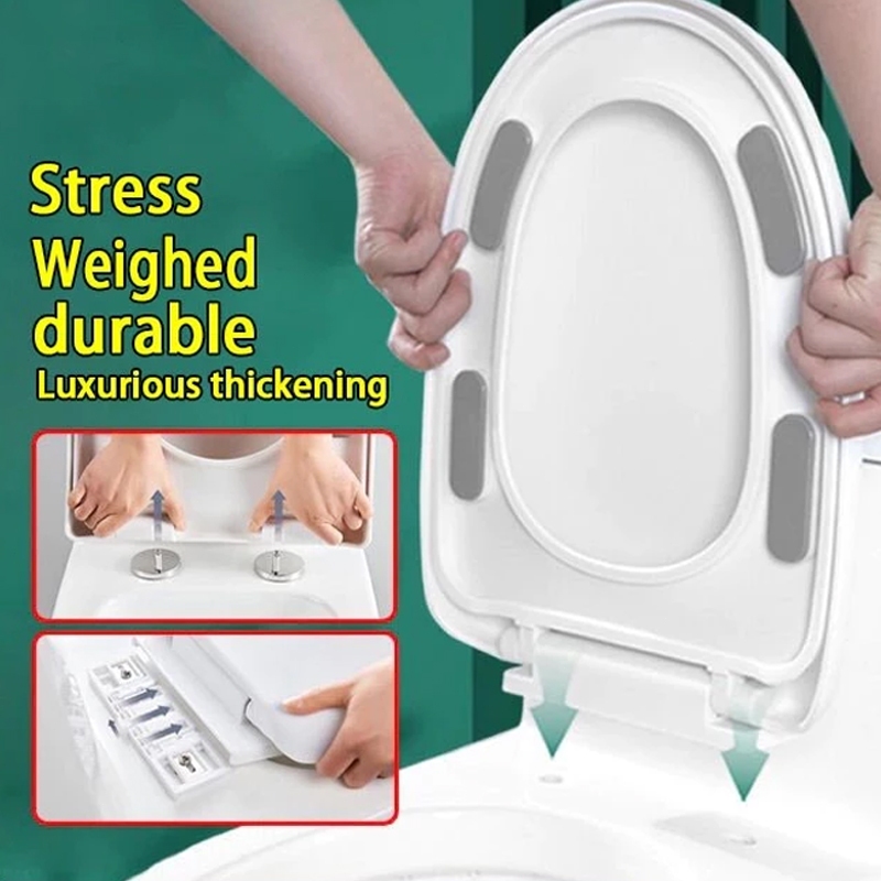 Bathroom Toilet Seats U/V/O Type Household Toilet Cover Easy to install ...