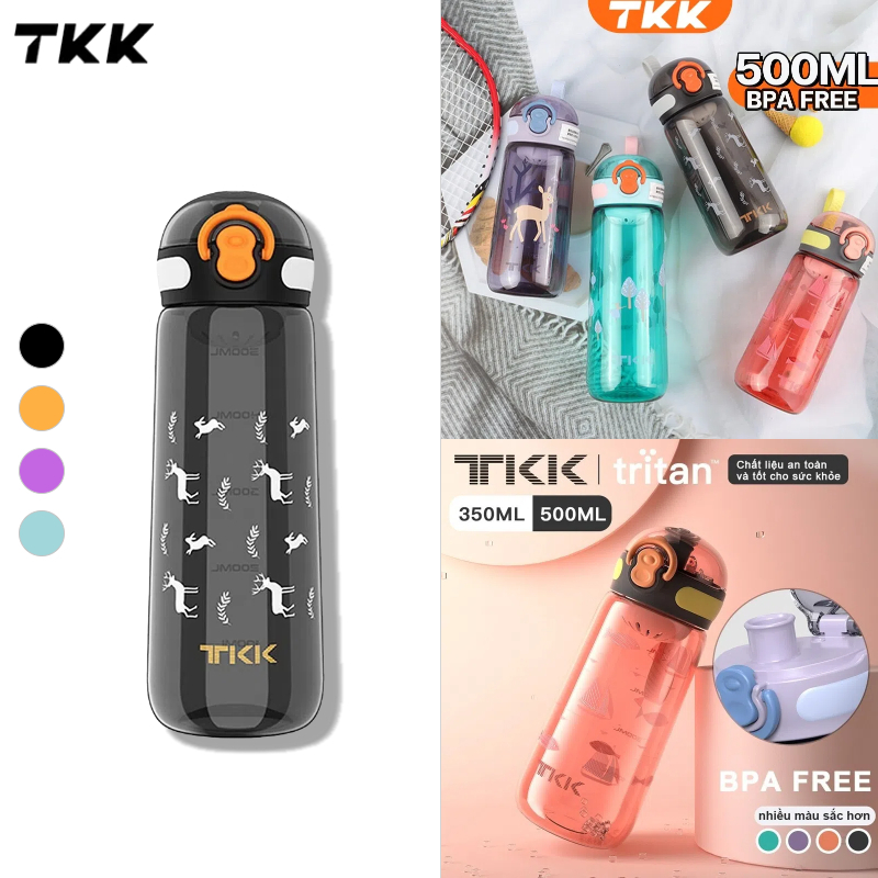 TKK small water bottle bpa free for School kids 500ml bpa free Tritan Cute Bottle 1005 | Shopee ...