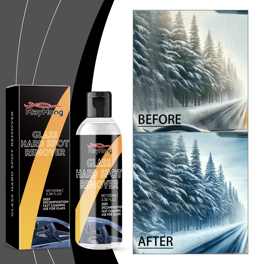 Car Windshield Glass Cleaner Acid Rain Stain Car Glass Oil Film Foam ...