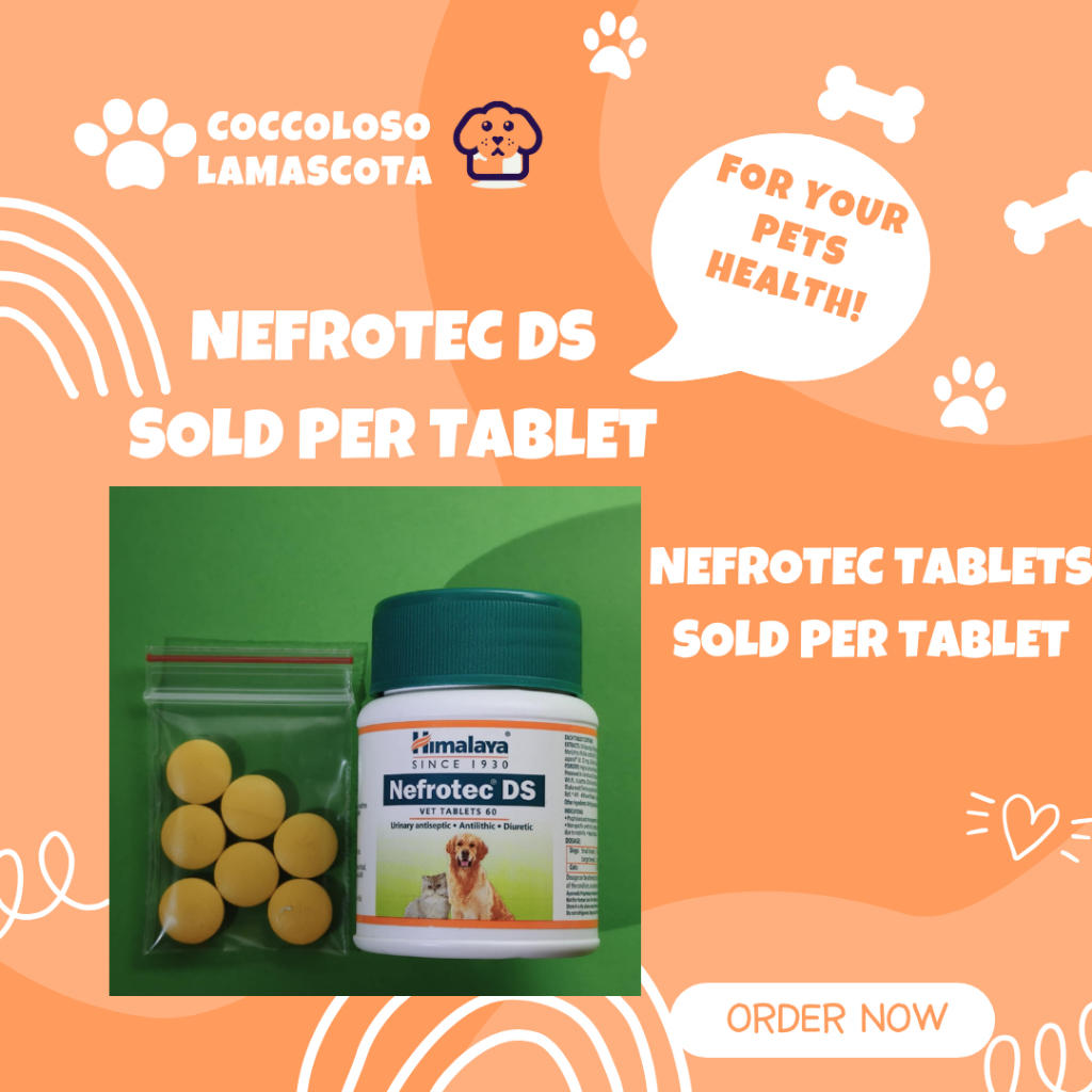 Nefrotec - SOLD PER TABLET Kidney Supplement for Pets Cats Dogs ...