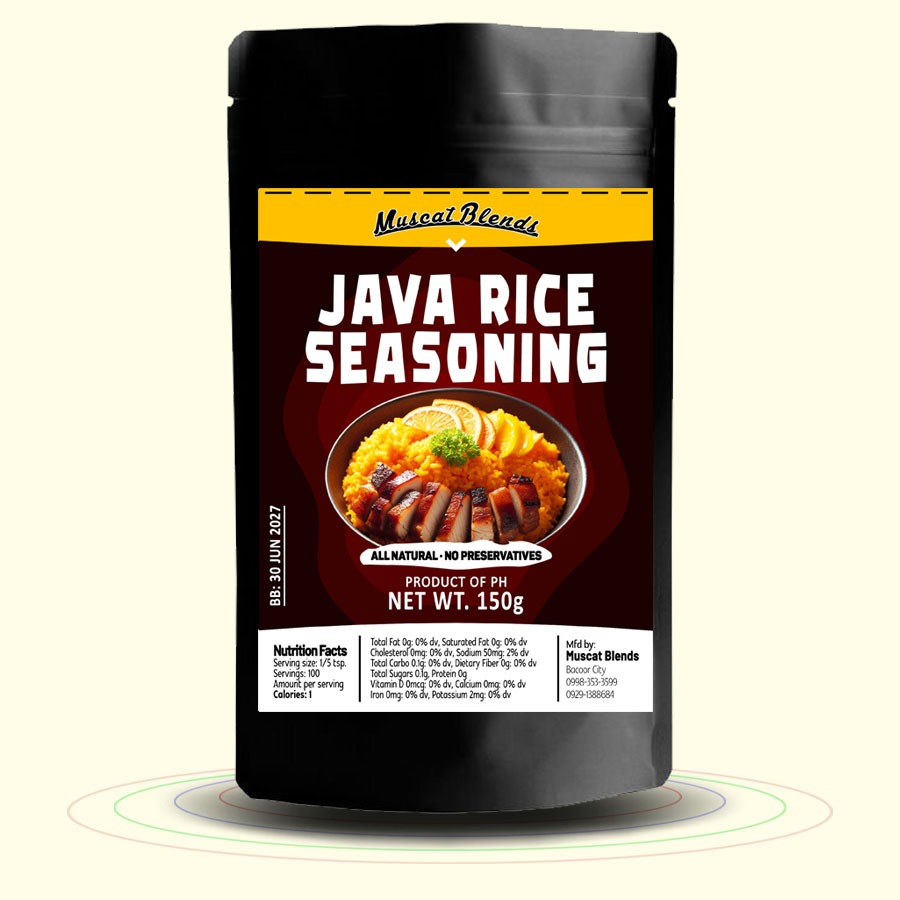 MUSCAT BLENDS FILIPINO JAVA RICE SEASONING 150g | Shopee Philippines