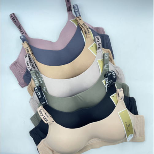 Isabelle.Q Non Wire Cup B-C with Strap Word Design - FULL Cup Bra ...