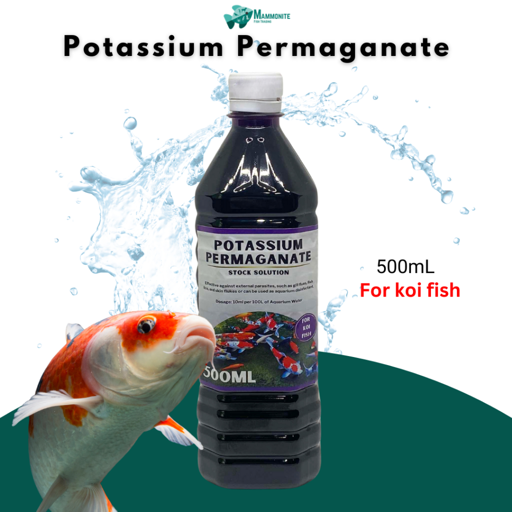 Potassium Permaganate for Koi Fish Koi Treatment Stock Solution 500mL ...
