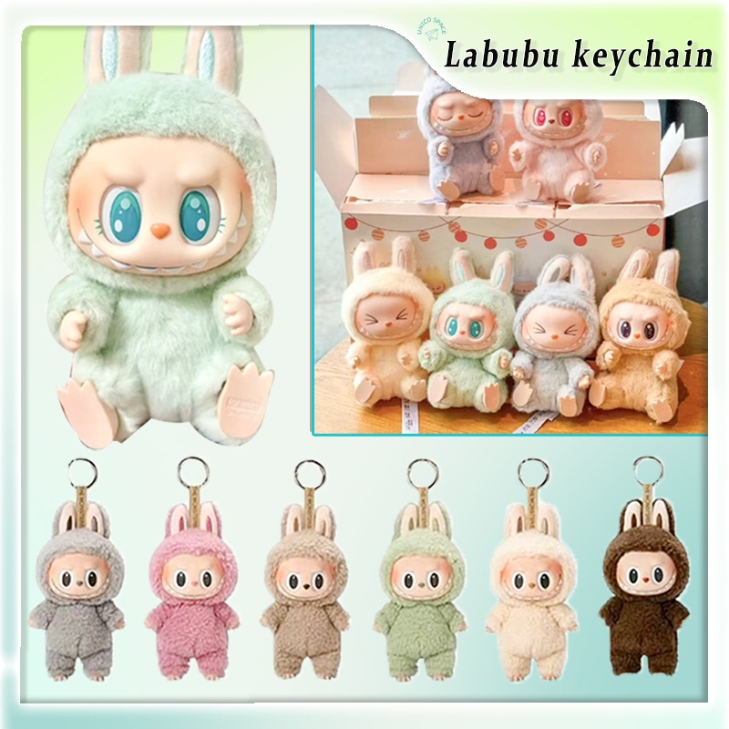 Labubu V1 Doll Blind Box Exciting Macaron The Monsters Labubu Vinyl ...