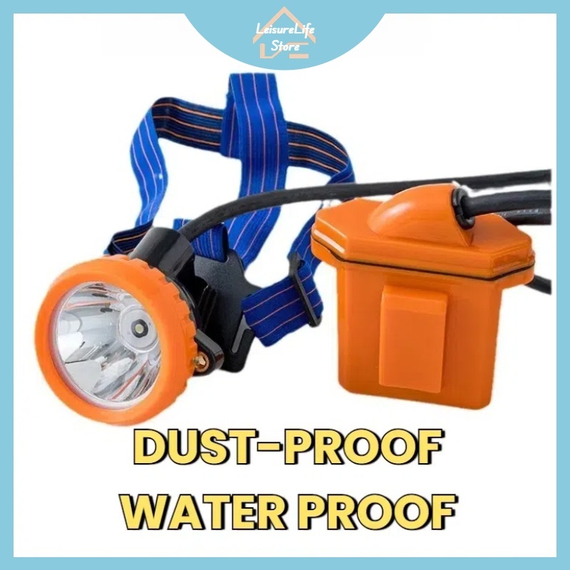 Miner's Lamp Wisdom Flashlight Rechargeable Lithium Battery Light ...