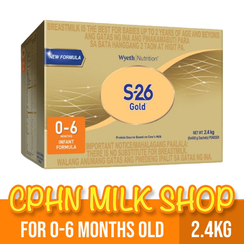 S-26 GOLD ONE 2.4kg | 1.8kg | 400g for 0-6 Months Old (Variation) | Shopee Philippines