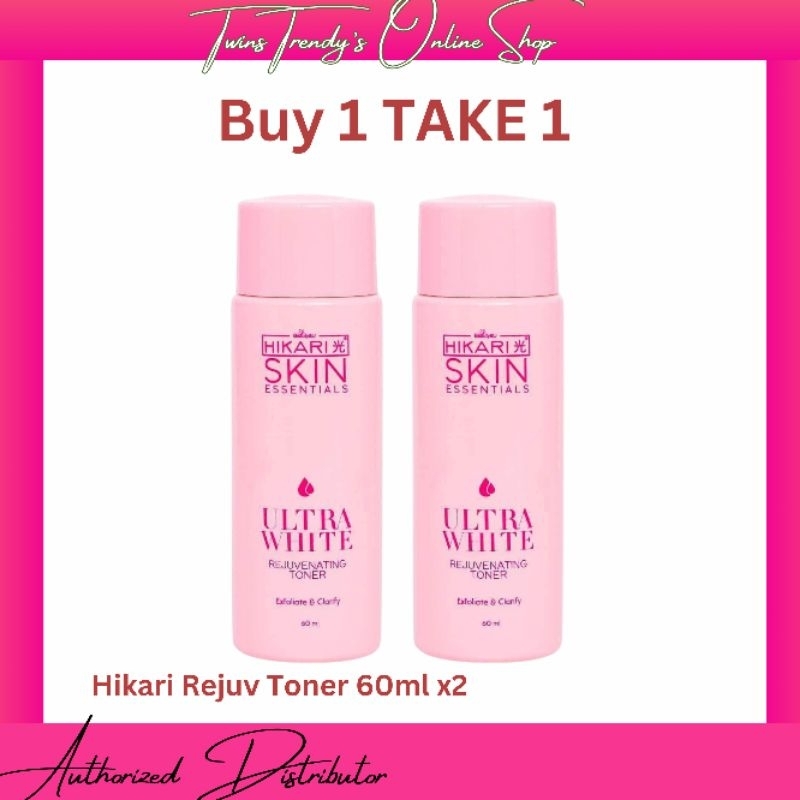 BUY 1 TAKE 1 HIKARI REJUV TONER 60MLX2 - (003) | Shopee Philippines