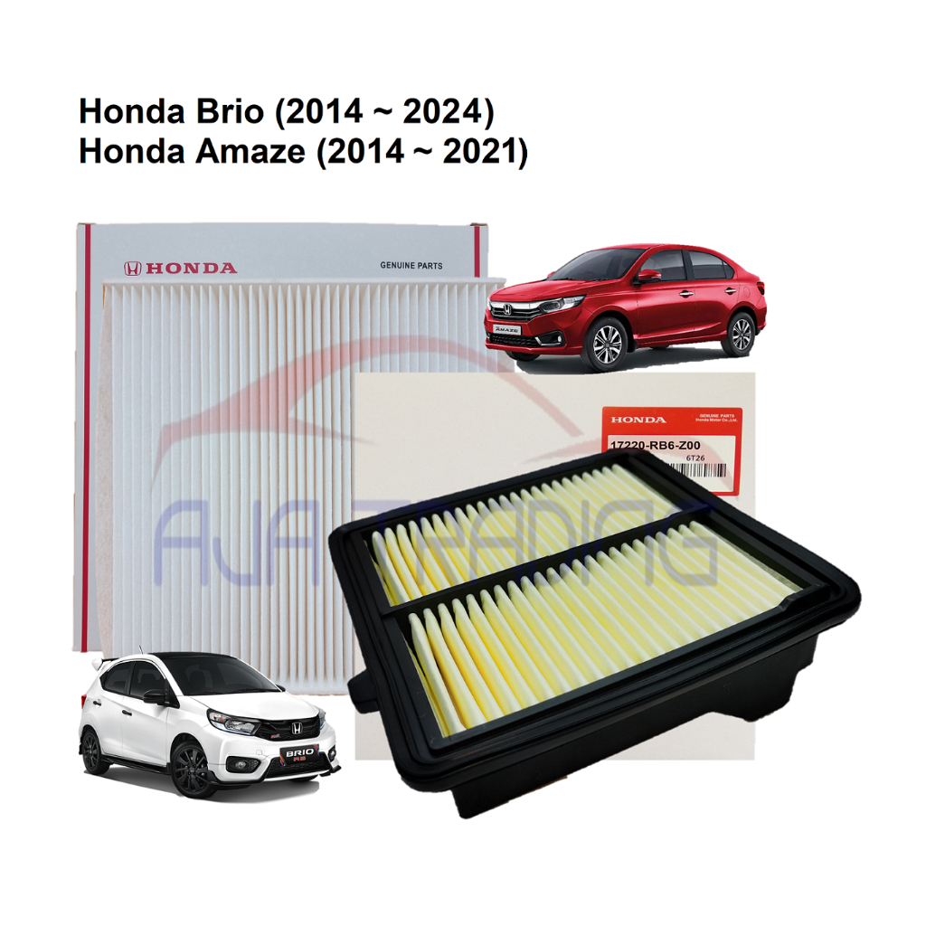 Combo Air Filter and AC Filter for Honda Brio (2014 ~ Up), Honda Amaze ...