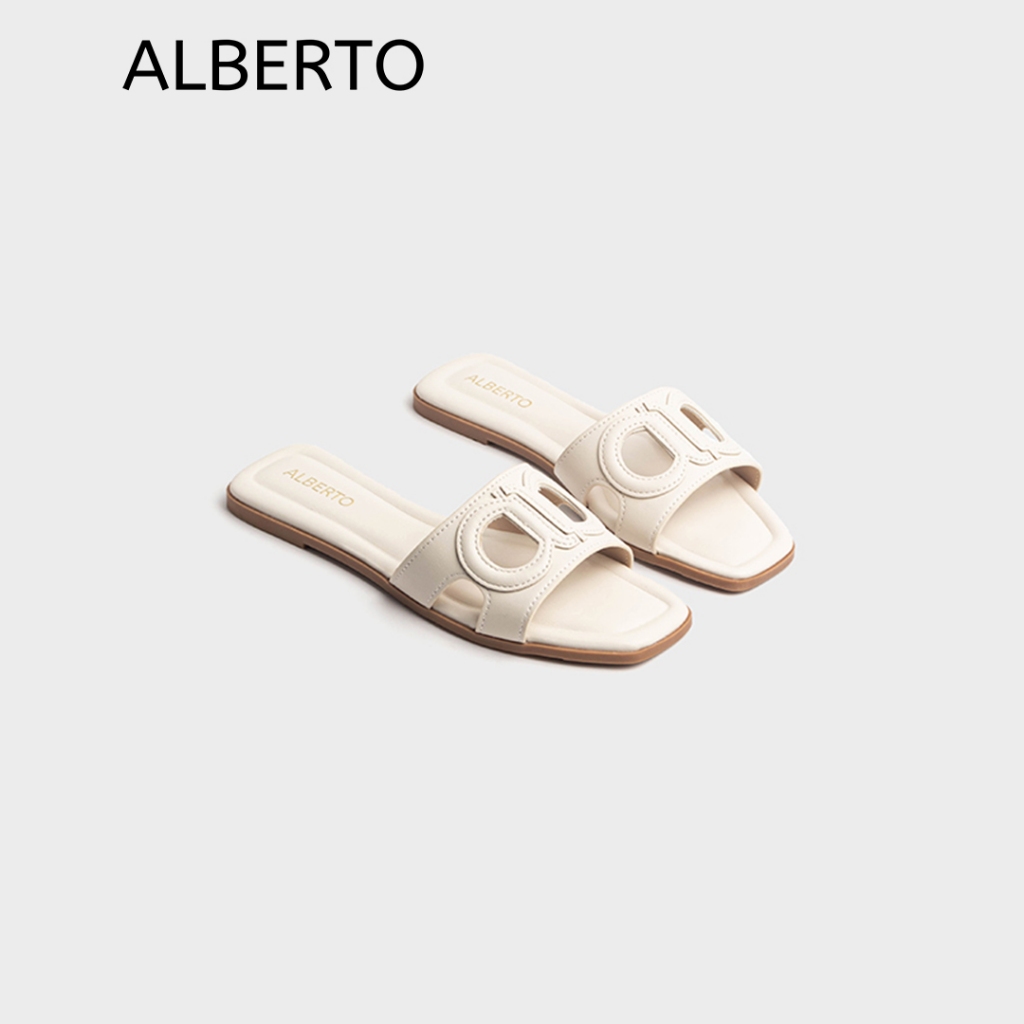ALBERTO Women's Belly Flat Sandals | Shopee Philippines