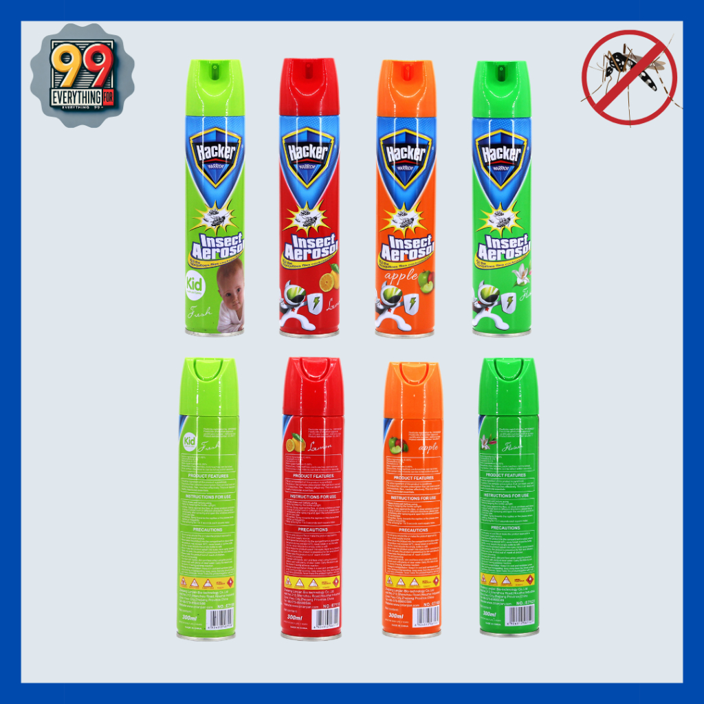 Original Hacker Insecticide Spray Anti-Dengue Mosquito Spray Killer ...