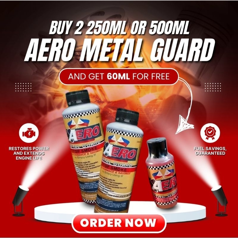 AERO METAL GUARD 250ml Money Saver. Engine treatment & Metal Protector ...