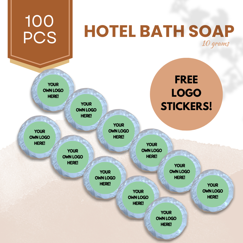10g Round Hotel BnB Soap Free Logo Stickers! | Shopee Philippines