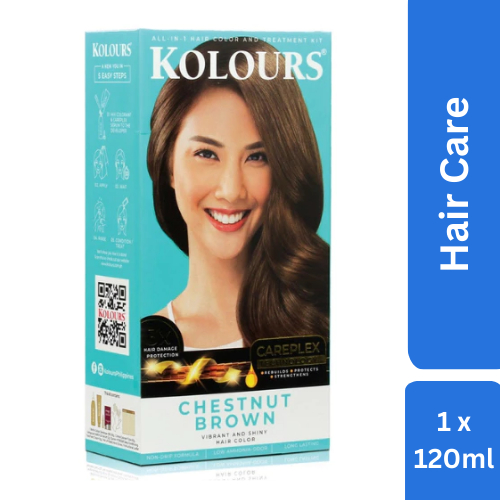 Kolours Hair Dye Chestnut Brown 120ml | Shopee Philippines