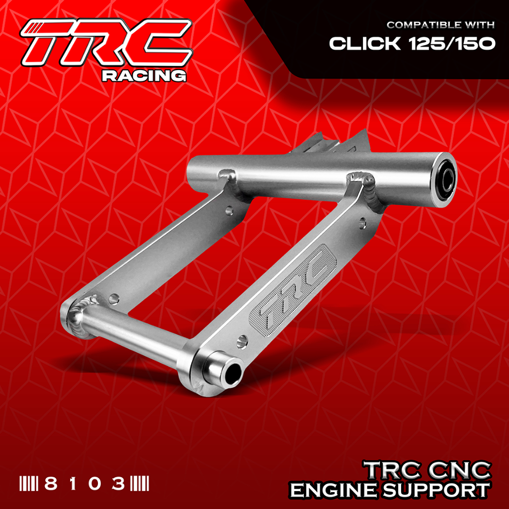 TRC RACING CLICK 125/150 CNC ENGINE SUPPORT PLUS 2.5 8103 | Shopee ...