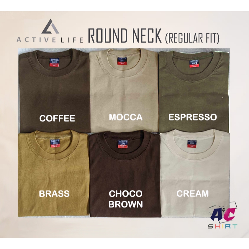 Active Life Round Neck Tshirt | Shopee Philippines