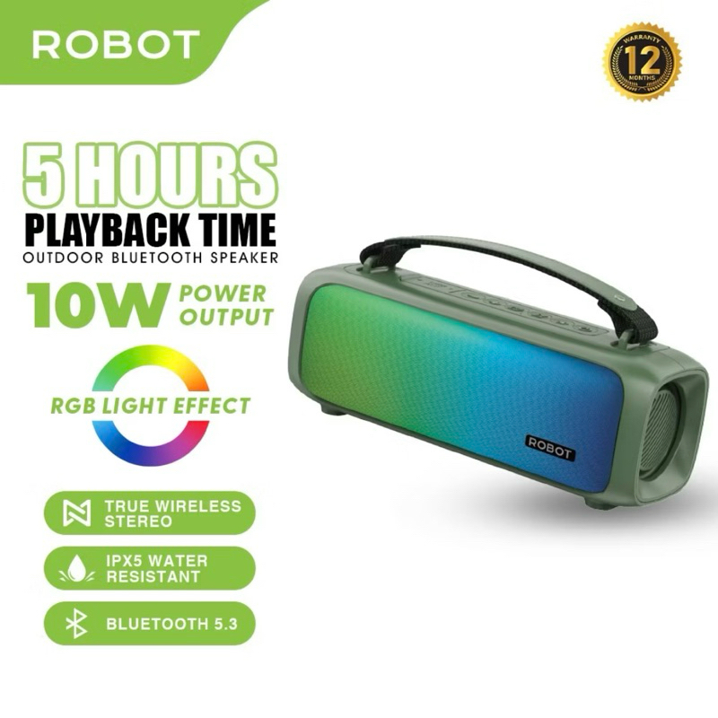 Robot RB570 Outdoor Portable Bluetooth Speaker | Shopee Philippines