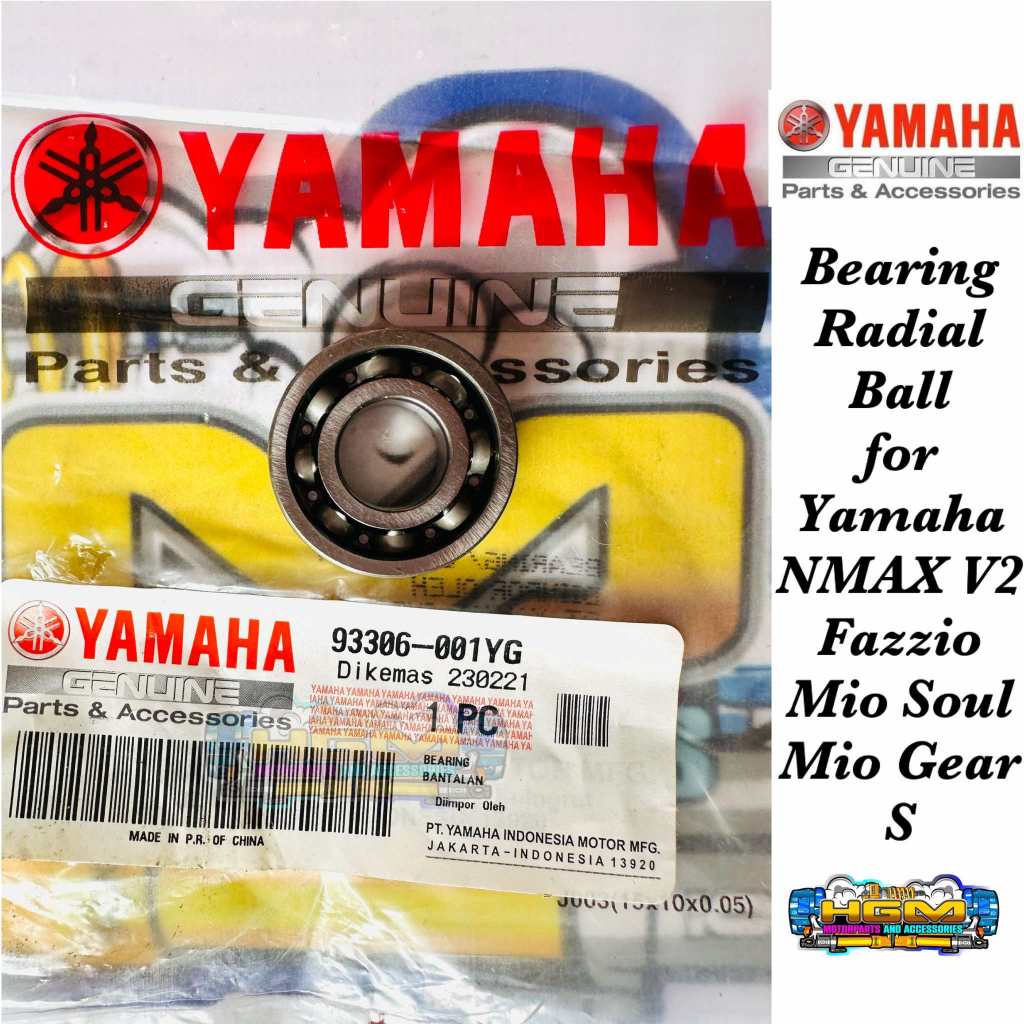 BEARING RADIAL BALL 28MM FOR YAMAHA NMAX V2 | FAZZIO | MIO SOUL | MIO ...