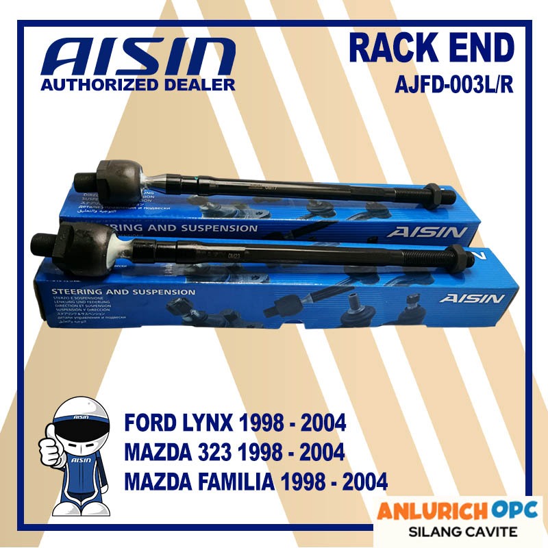 AISIN RACK END (LEFT&RIGHT) FORD LYNX/ MAZDA 323/ MAZDA FAMILIA 1998 ...