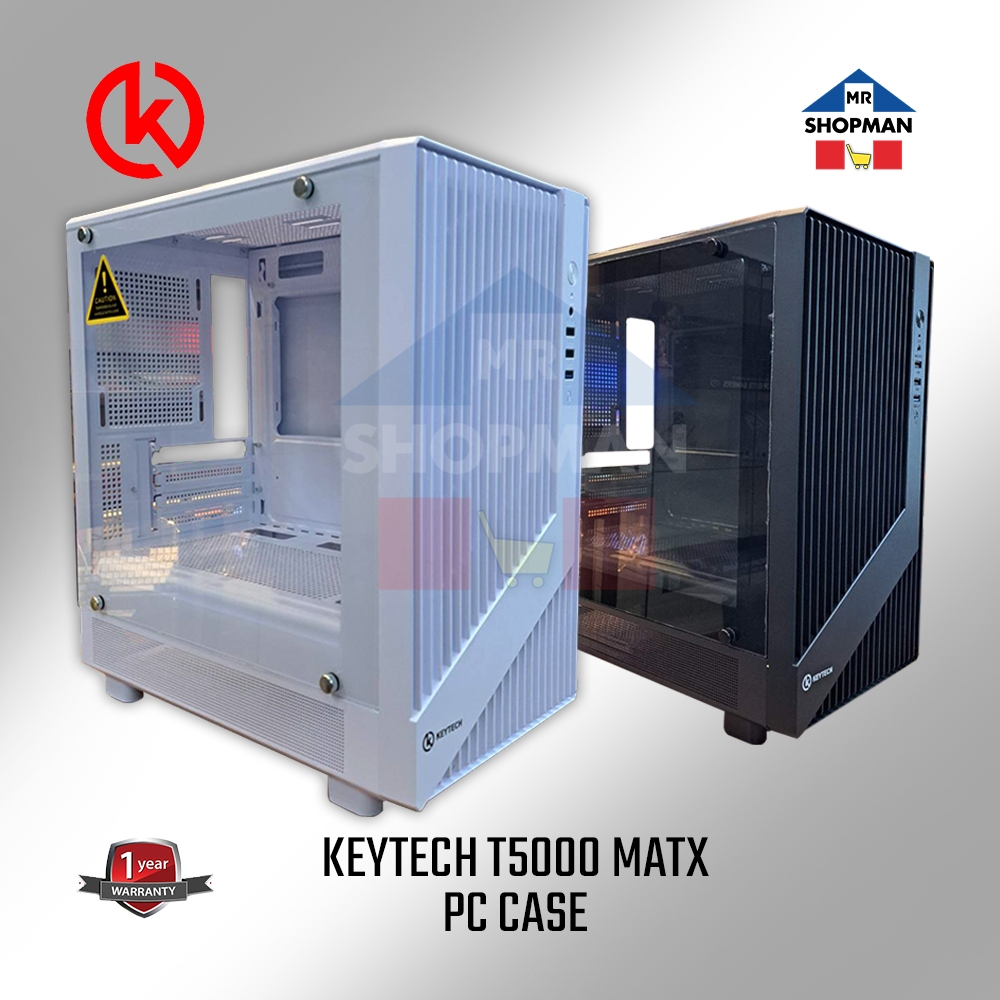 Keytech Terminator T5000 MATX Tempered Case PC Chassis | Shopee Philippines