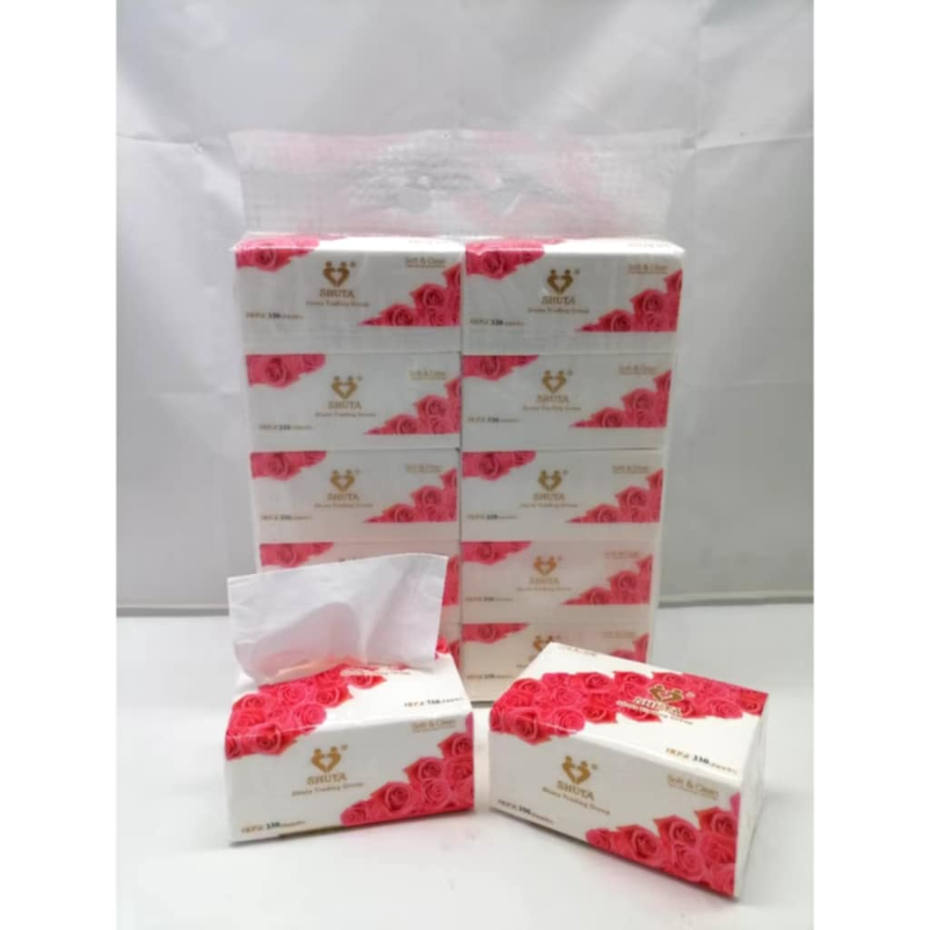 Red Rose Tissue Box 330's Shuta Good Quality Tissue Paper 1PACK ( RXK ...