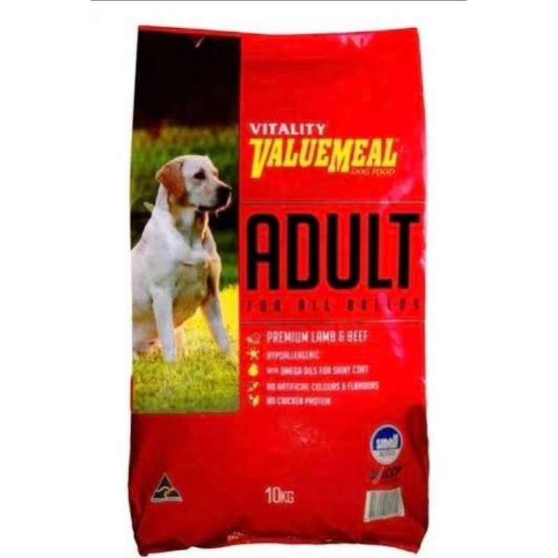 10kg Vitality ValueMeal Adult Orginal Packaging Vitality Dog food ...