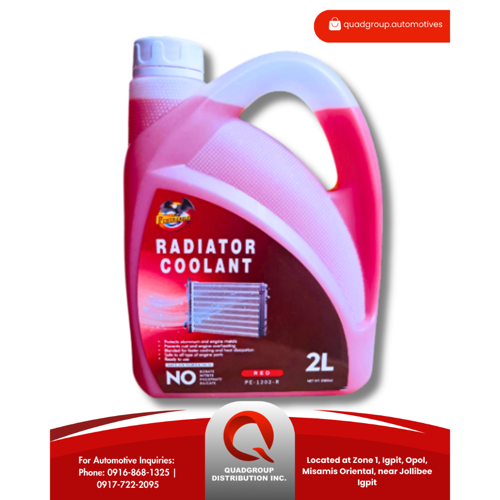 POWER EAGLE RADIATOR COOLANT RED, GREEN 2L（Transparent Bottle) | Shopee ...