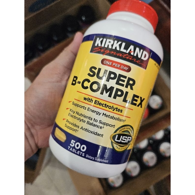 Kirkland signature B Complex exp 7/2026 500 tablets | Shopee Philippines